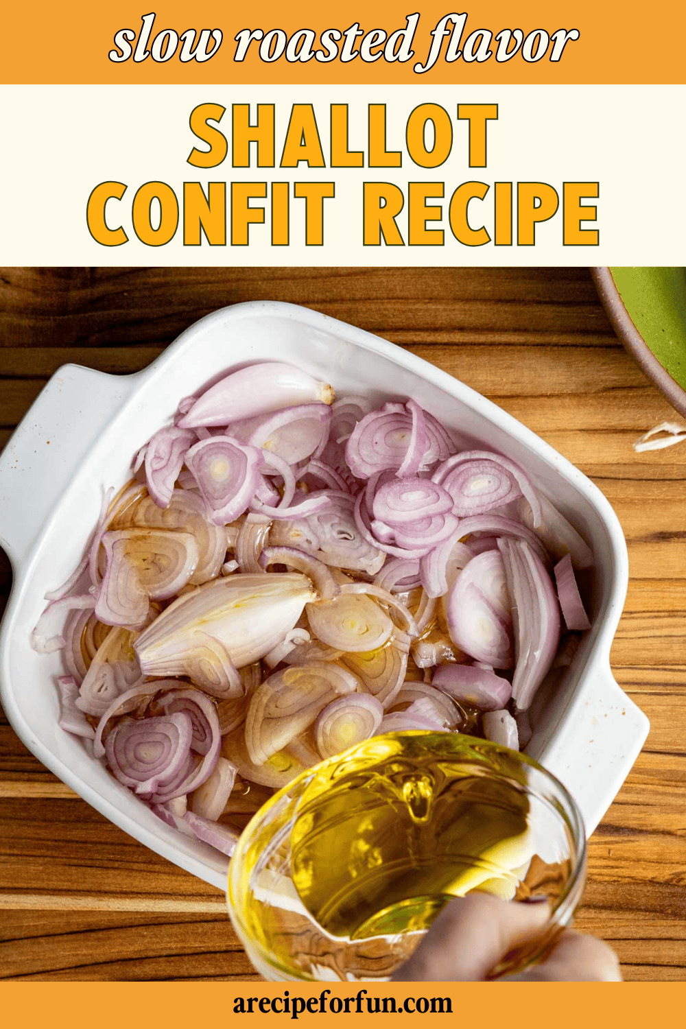 Shallot Confit (Easy Oven Roasted Confit Shallot Condiment)