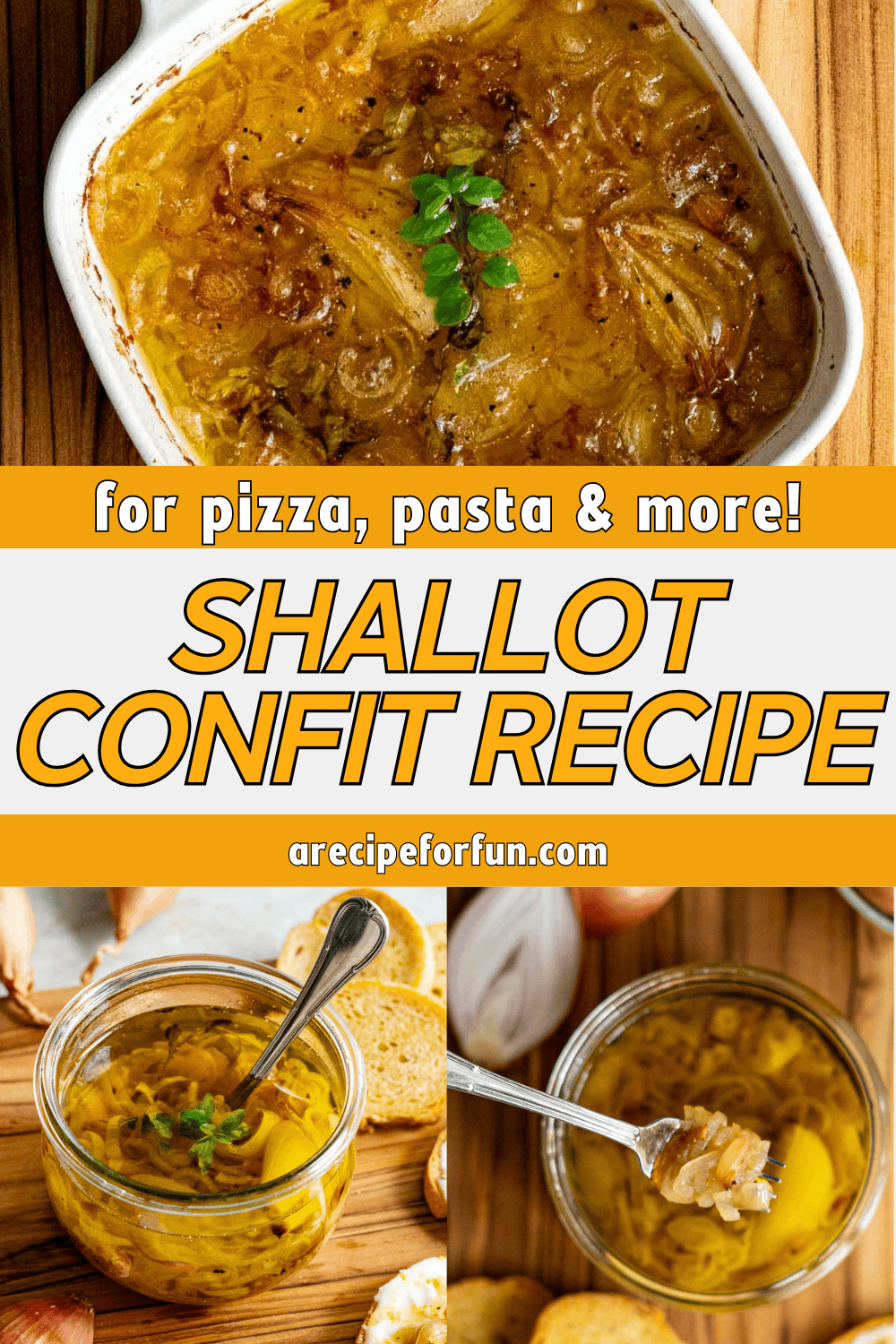 Shallot Confit (Easy Oven Roasted Confit Shallot Condiment)