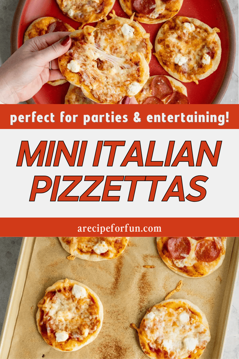 Mini Pizzetta (Italian Mini Pizza Recipe) - A Recipe For Fun