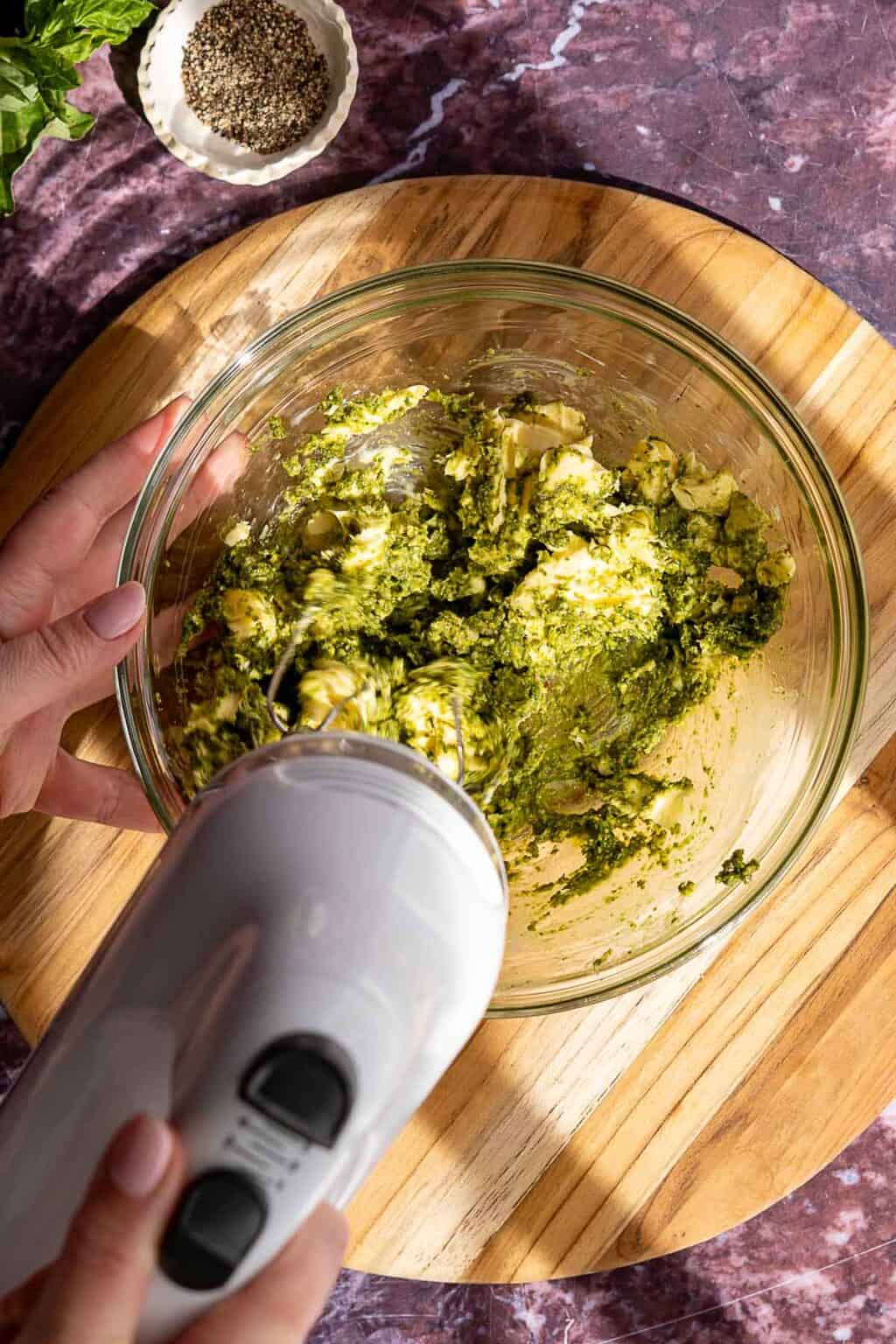Pesto Butter (Basil Pesto Compound Butter)
