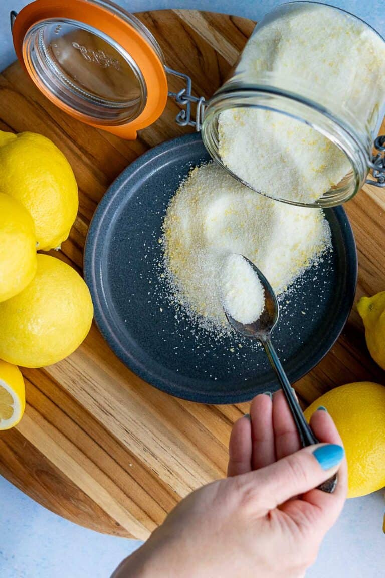Lemon Sugar (Easy Citrus Sugar for Cooking and Baking) - A Recipe For Fun