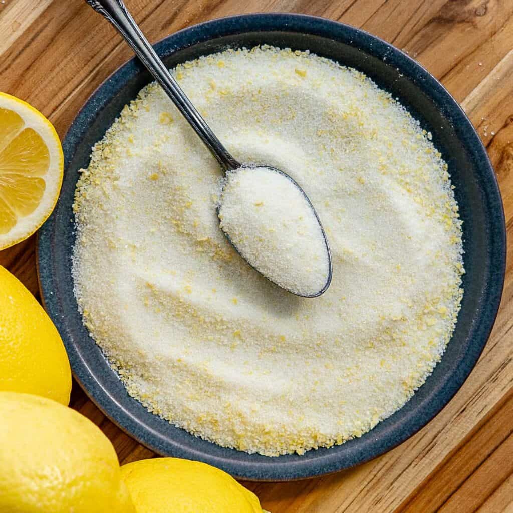 Lemon Sugar (Easy Citrus Sugar for Cooking and Baking) - A Recipe For Fun