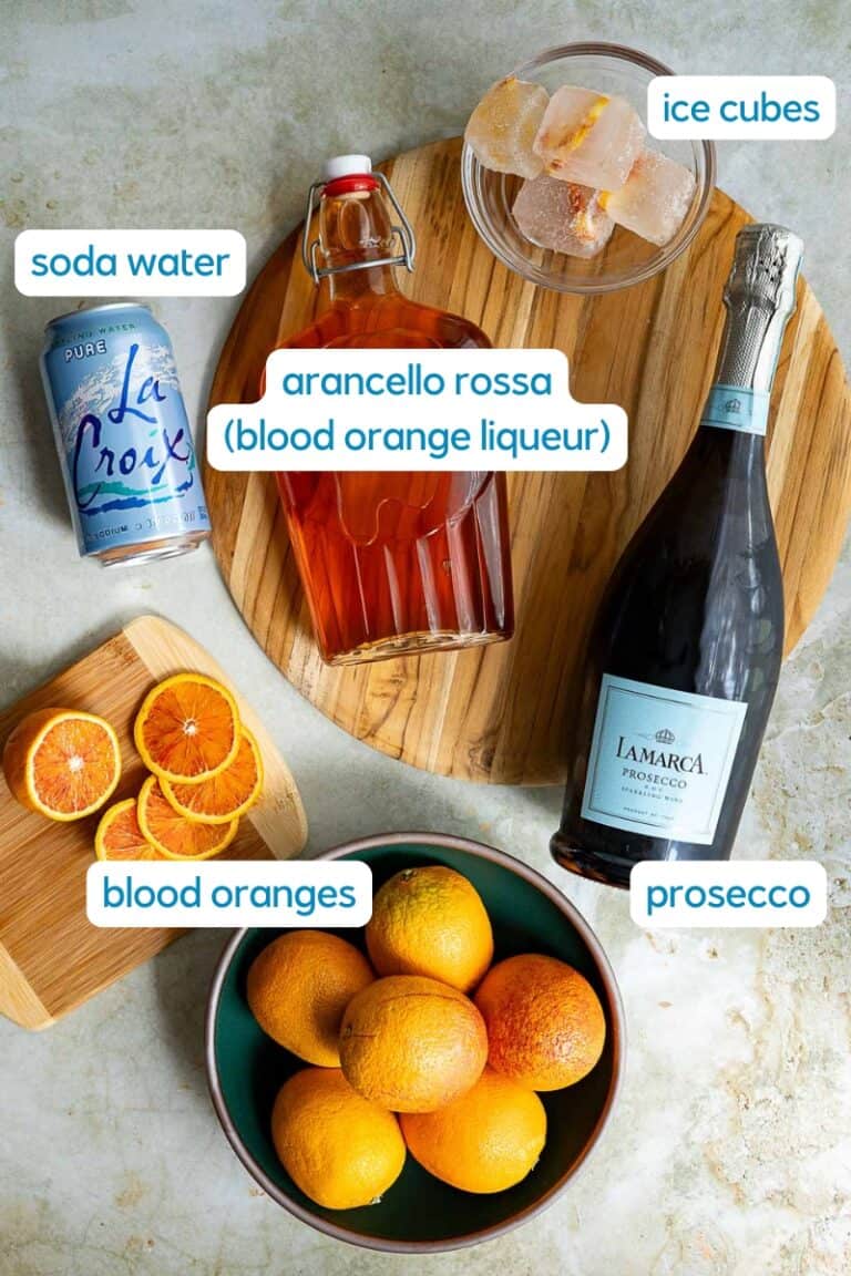 Blood Orange Spritz (Easy Italian Arancello Spritz Cocktail)