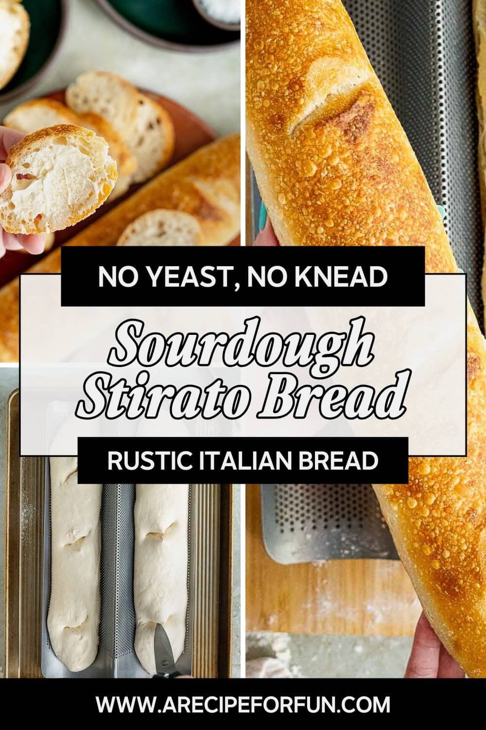 Rustic Italian Stirato Bread (Italian Sourdough Bread)