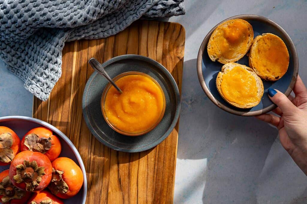 Homemade Persimmon Jam (No-Pectin Persimmon Preserves)