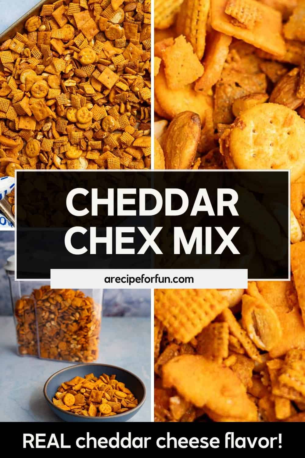 Cheddar Cheese Chex Mix (BEST Cheesy Chex Mix!)